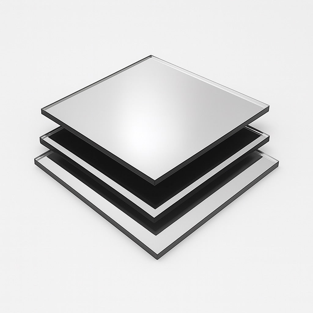 5mm Silver Mirrored Acrylic Sheet - 2440mm x 1220mm – Mitlee Plastics